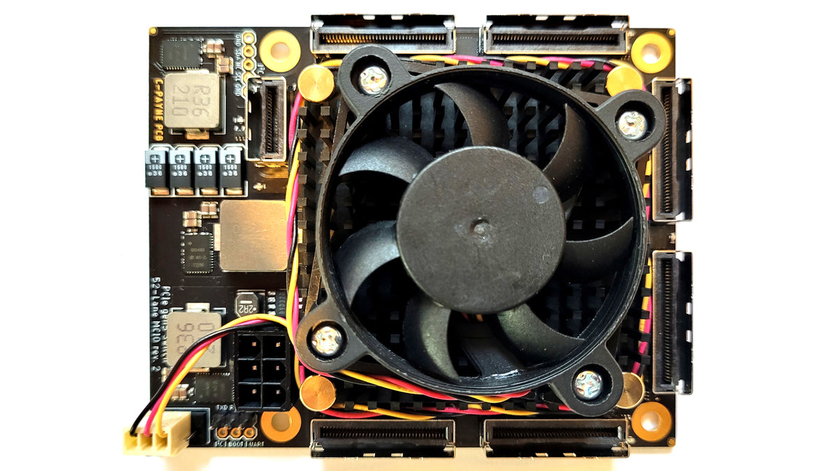 PCIe gen5 MCIO Switch 52-Lane - Mircochip Switchtec PM50052 – c-payne.com